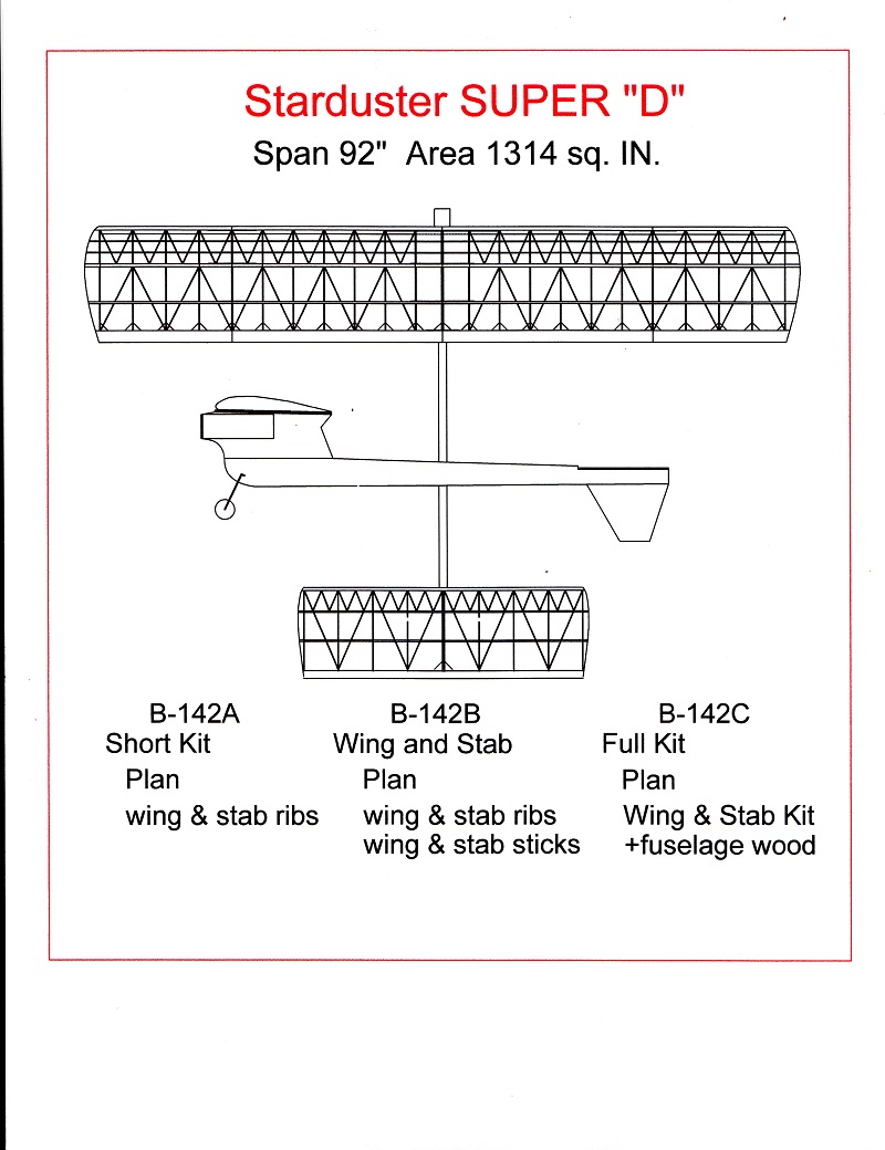 Starduster 1300 short Kit – BMJR Models